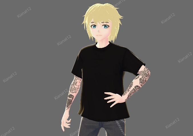 3D model 3d male vrchat avatar VR / AR / low-poly | CGTrader