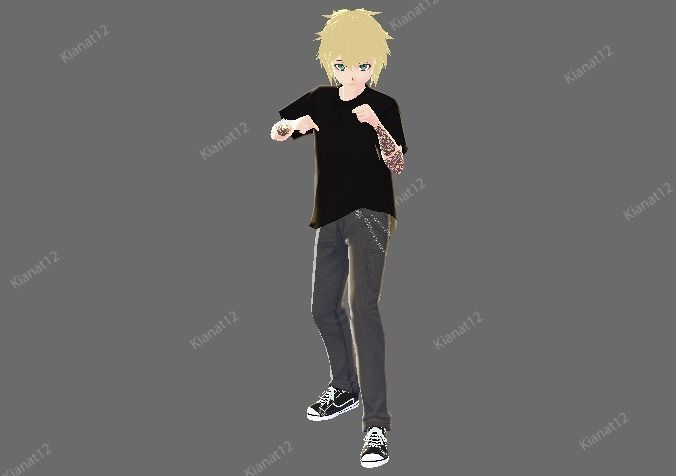 3D model 3d male vrchat avatar VR / AR / low-poly | CGTrader