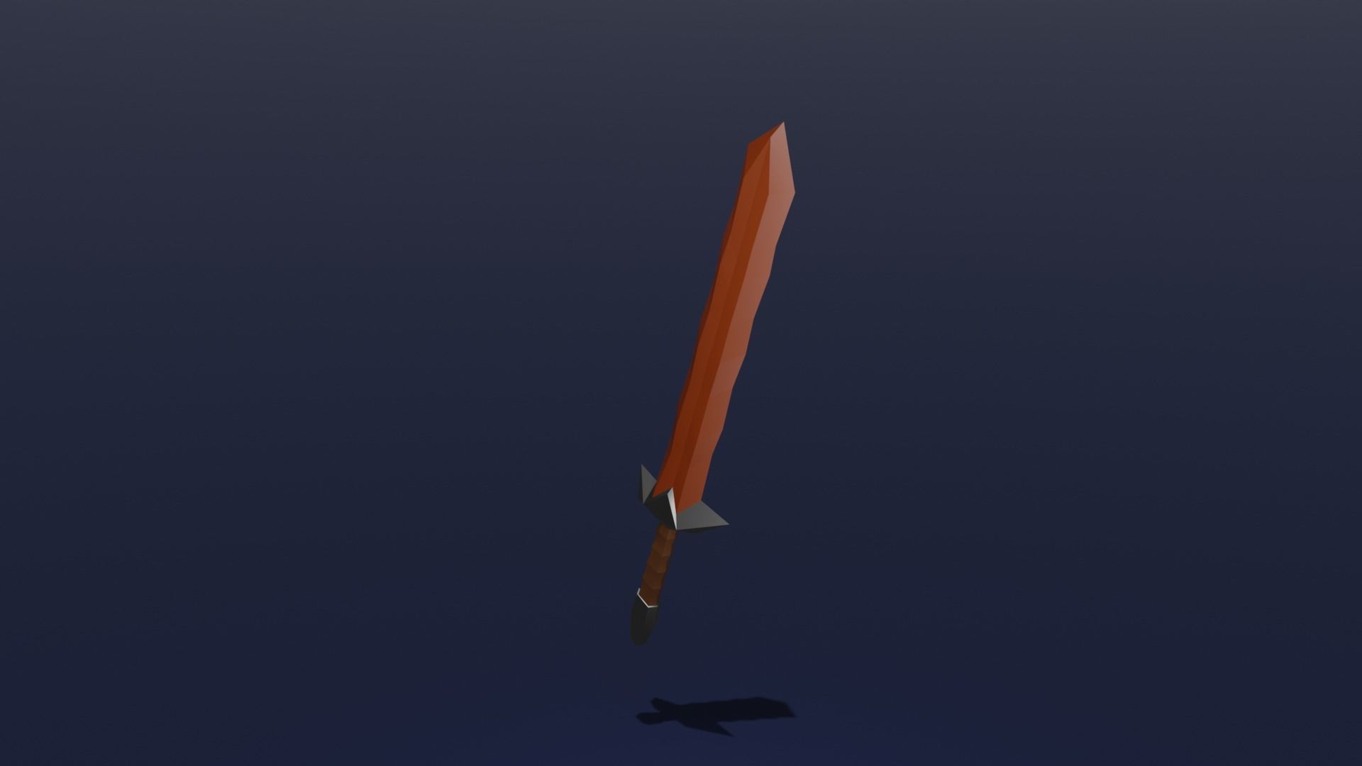 This is a cool copper sword free VR / AR / low-poly 3D model | CGTrader
