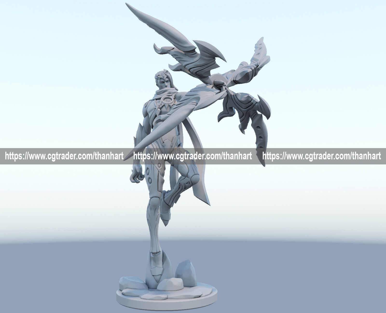 varus 3D print model from League of Legends 3D model 3D printable ...
