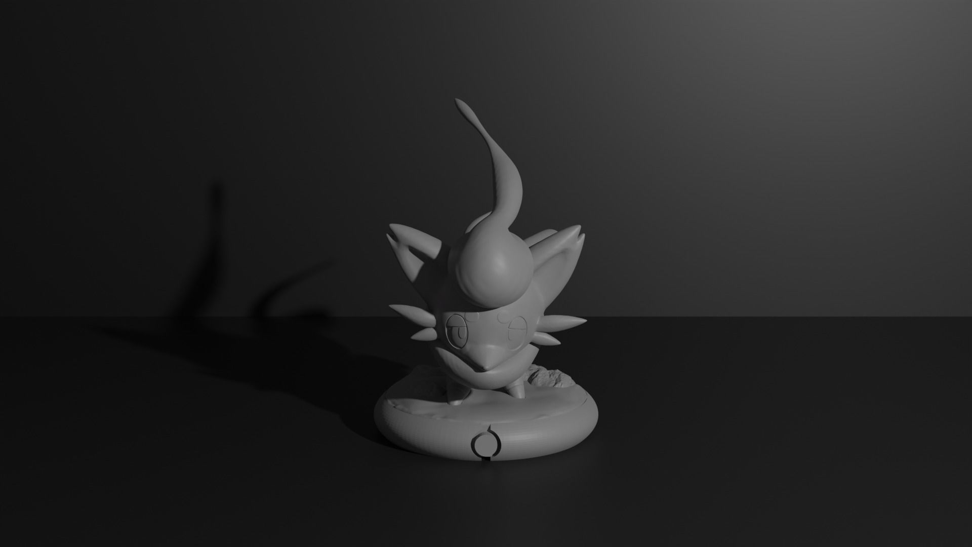 Hisuian Zorua pokemon 3D print model 3D model 3D printable | CGTrader
