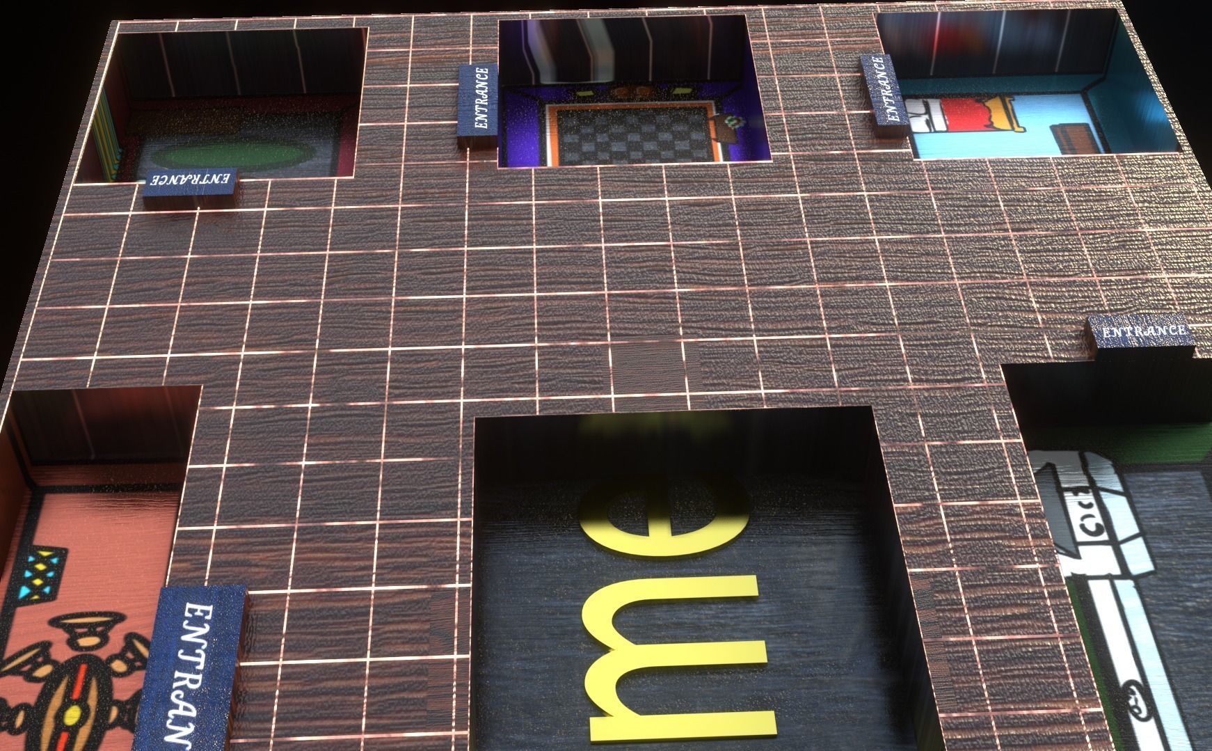 Murder Mystery Board Game free VR / AR / low-poly 3D model | CGTrader