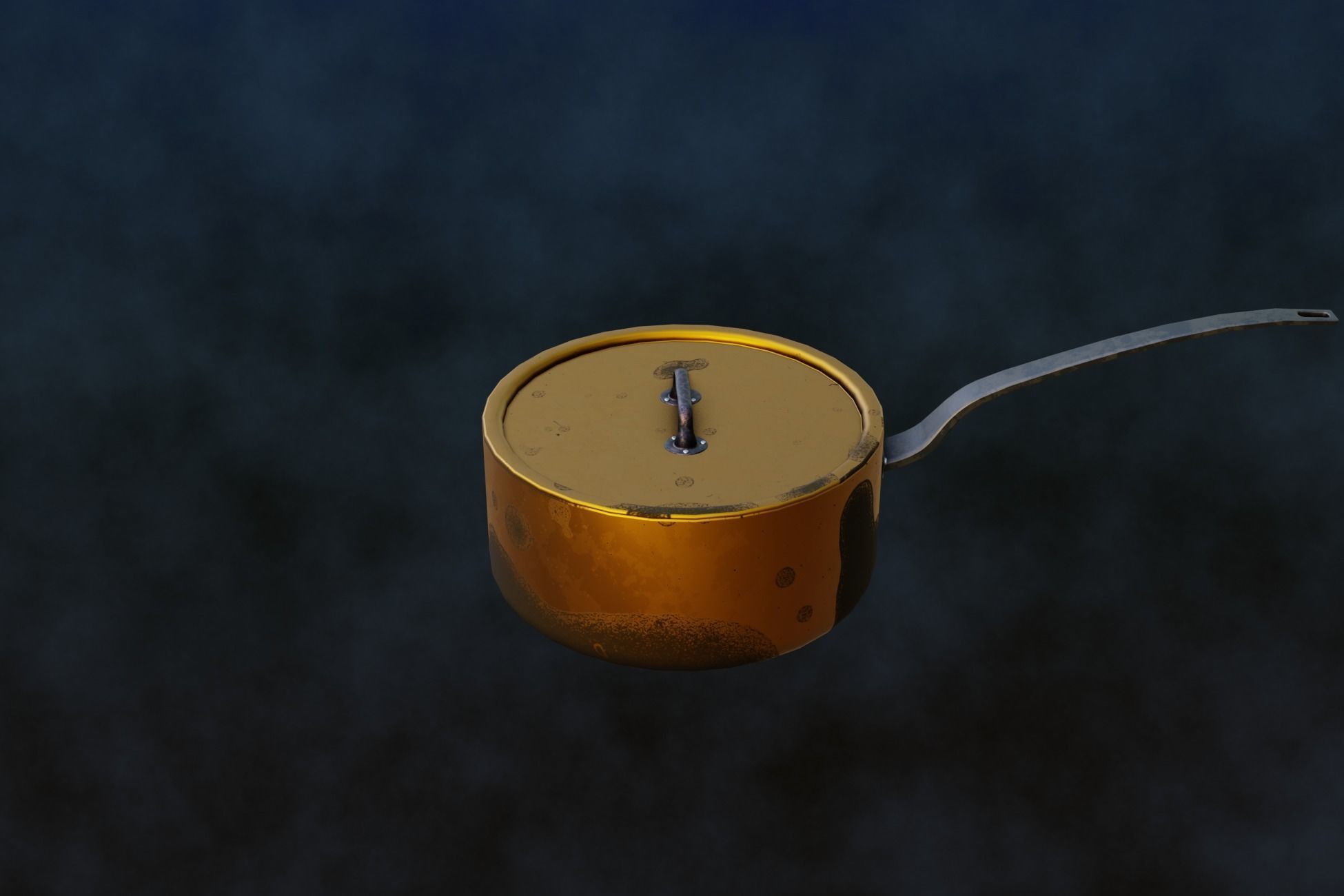 3D model Rustic Series Old Cooking Pot VR / AR / low-poly | CGTrader