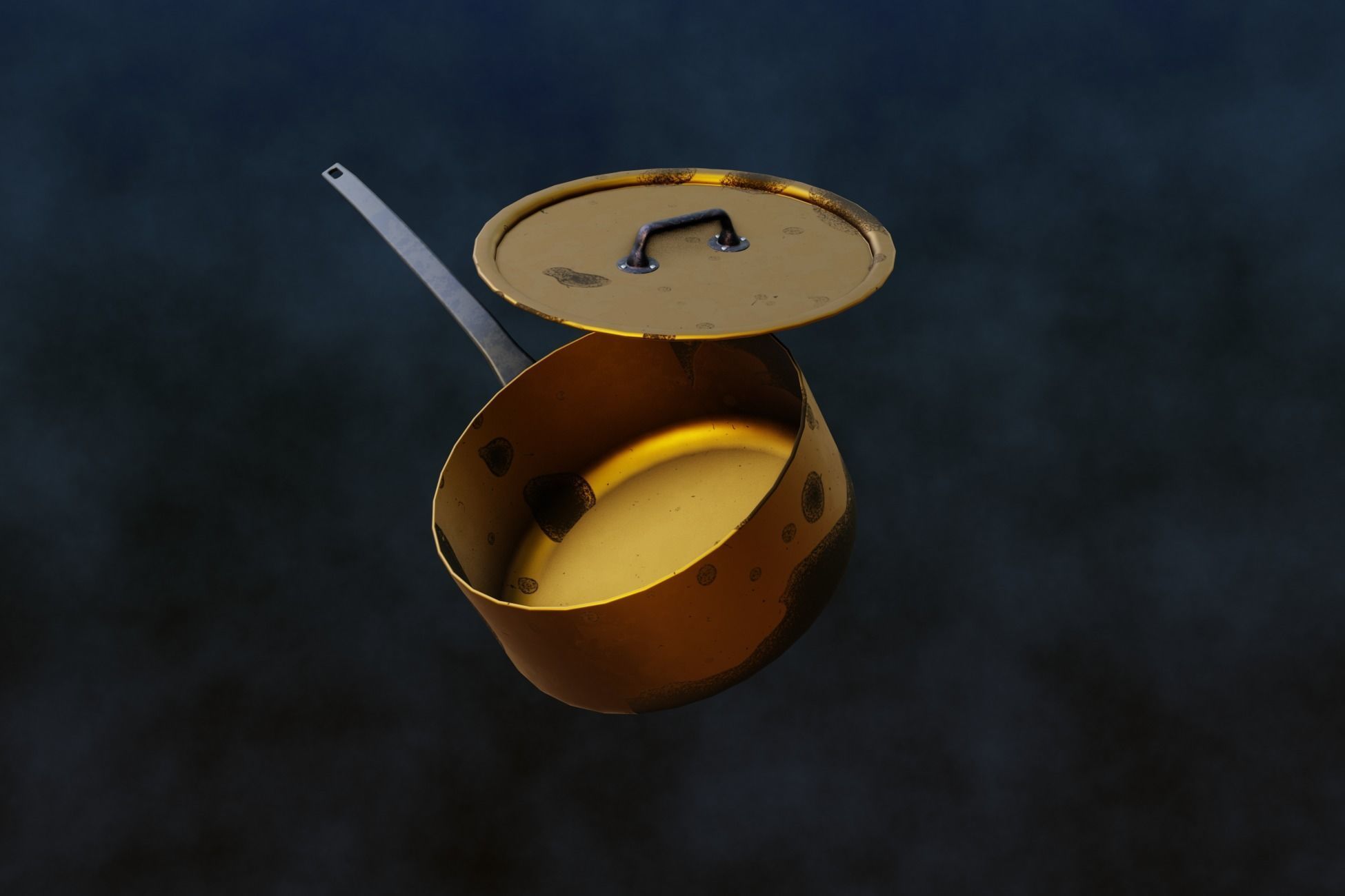 3D model Rustic Series Old Cooking Pot VR / AR / low-poly | CGTrader