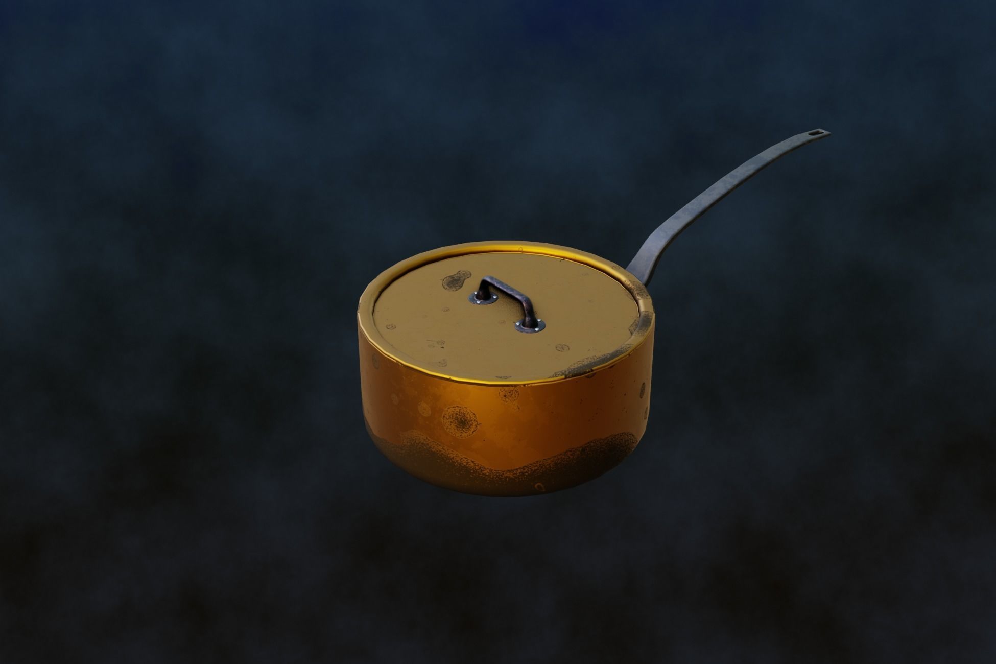 3D model Rustic Series Old Cooking Pot VR / AR / low-poly | CGTrader