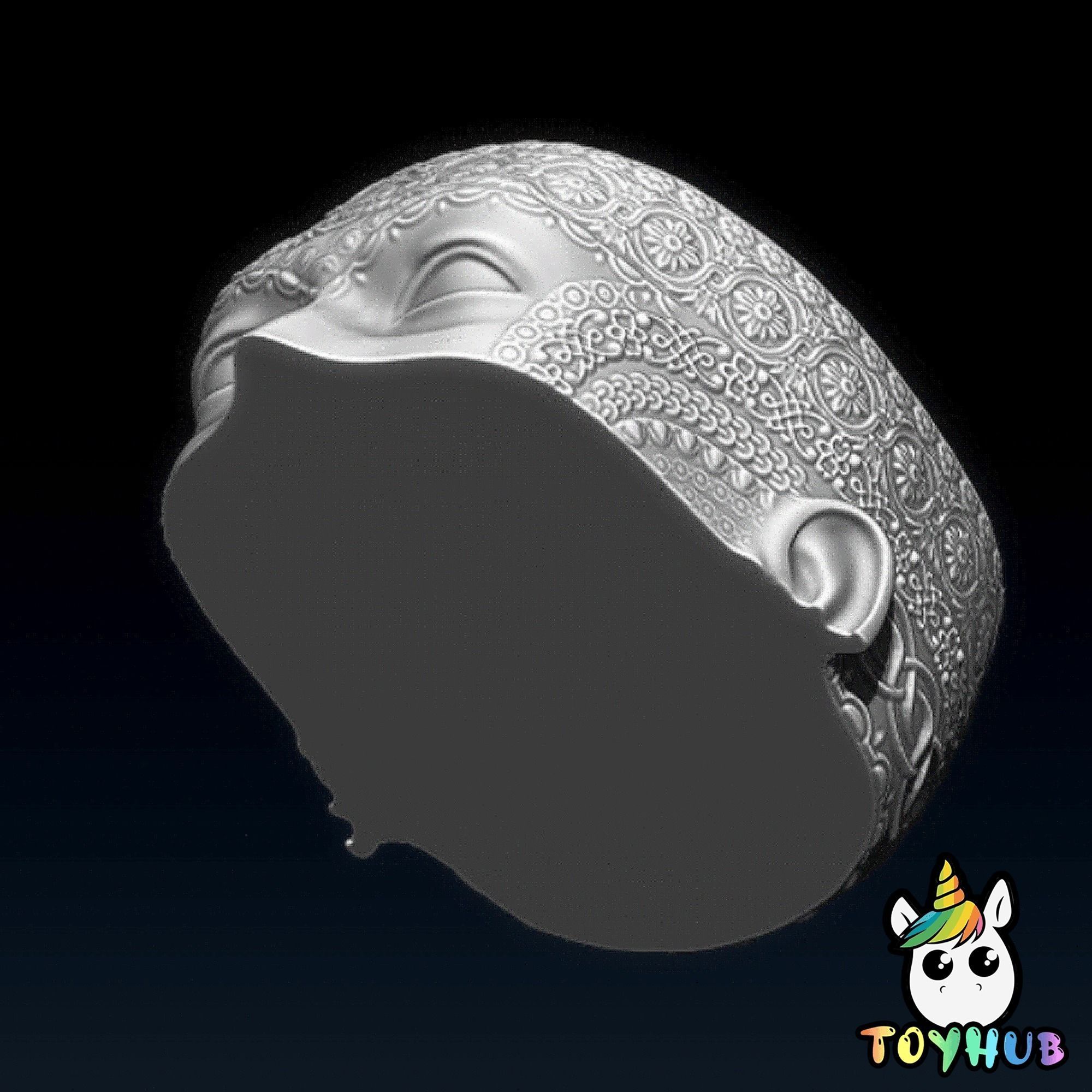 HUMAN FACE HOLDER- USE IT AS YOU LIKE 3D model 3D printable | CGTrader