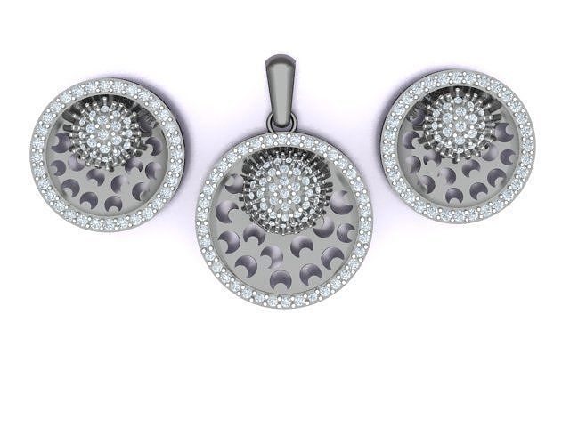 locket set 3D model 3D printable | CGTrader