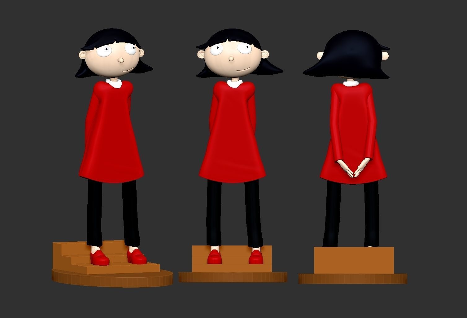 RHONDA -- HEY ARNOLD 3D model 3D printable | CGTrader