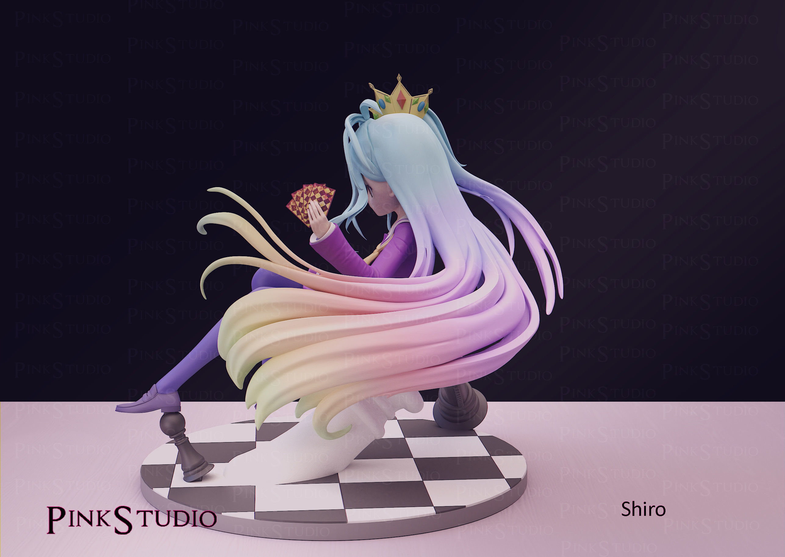 No game No life - Shiro 3D model 3D printable | CGTrader