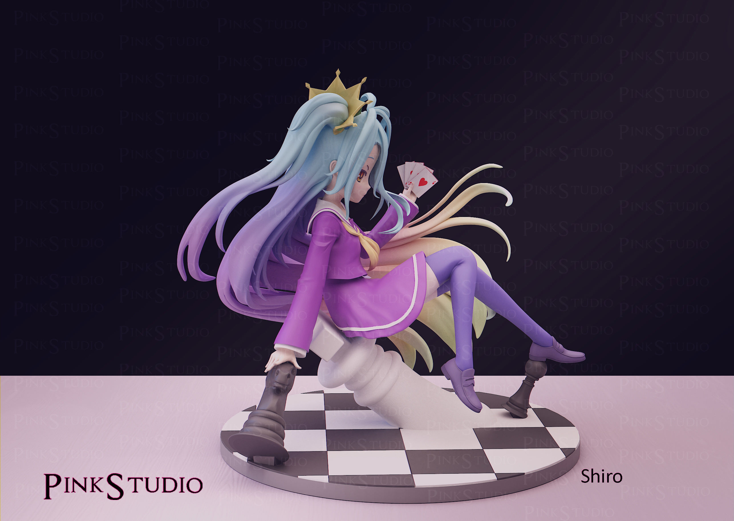 No game No life - Shiro 3D model 3D printable | CGTrader