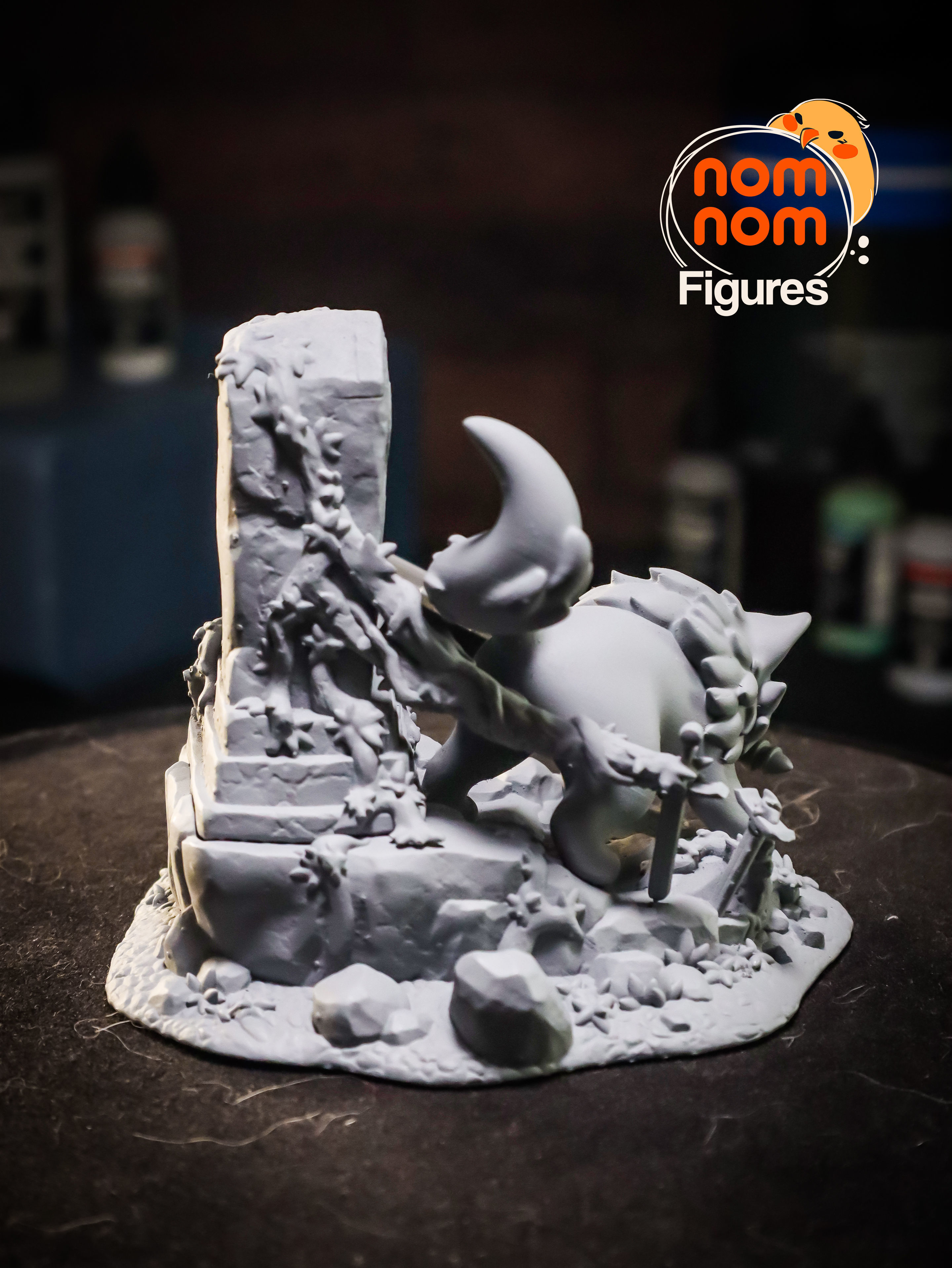 Chibi Great Grey Wolf Sif - Dark Souls 3D model 3D printable | CGTrader
