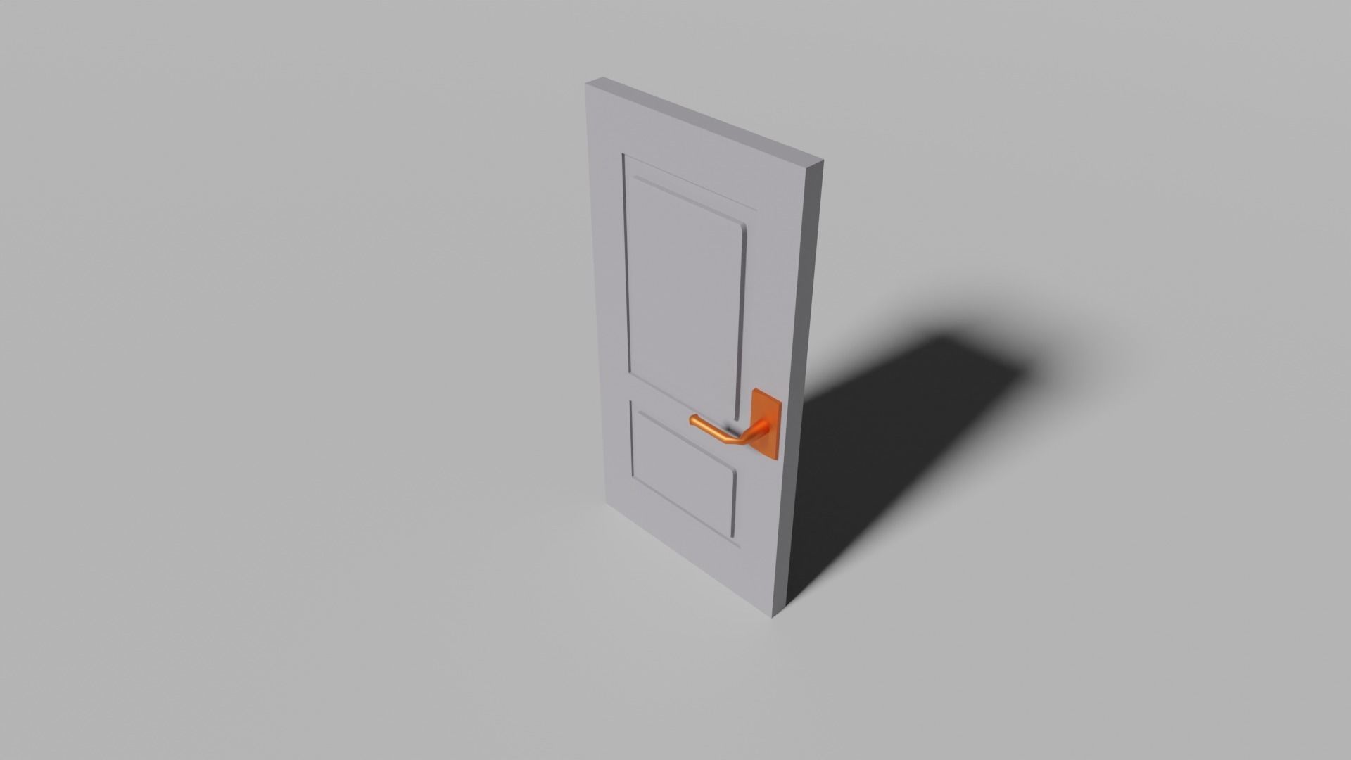Simple Door 3D model | CGTrader
