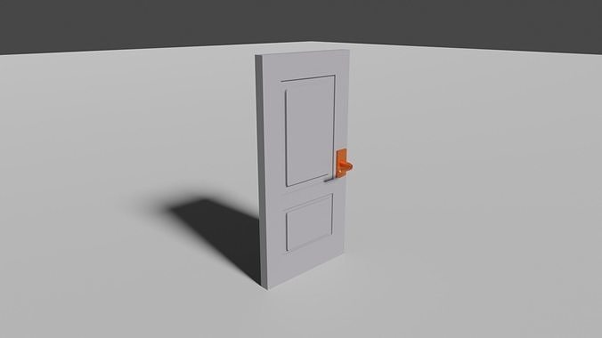 Simple Door 3D model | CGTrader