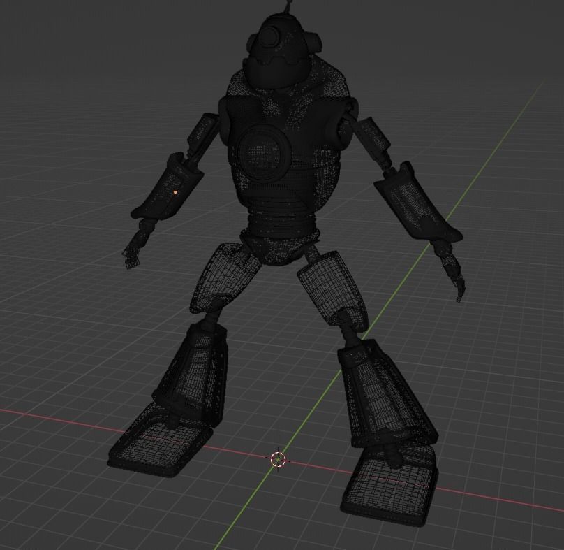 Simple Robot Model free 3D model | CGTrader