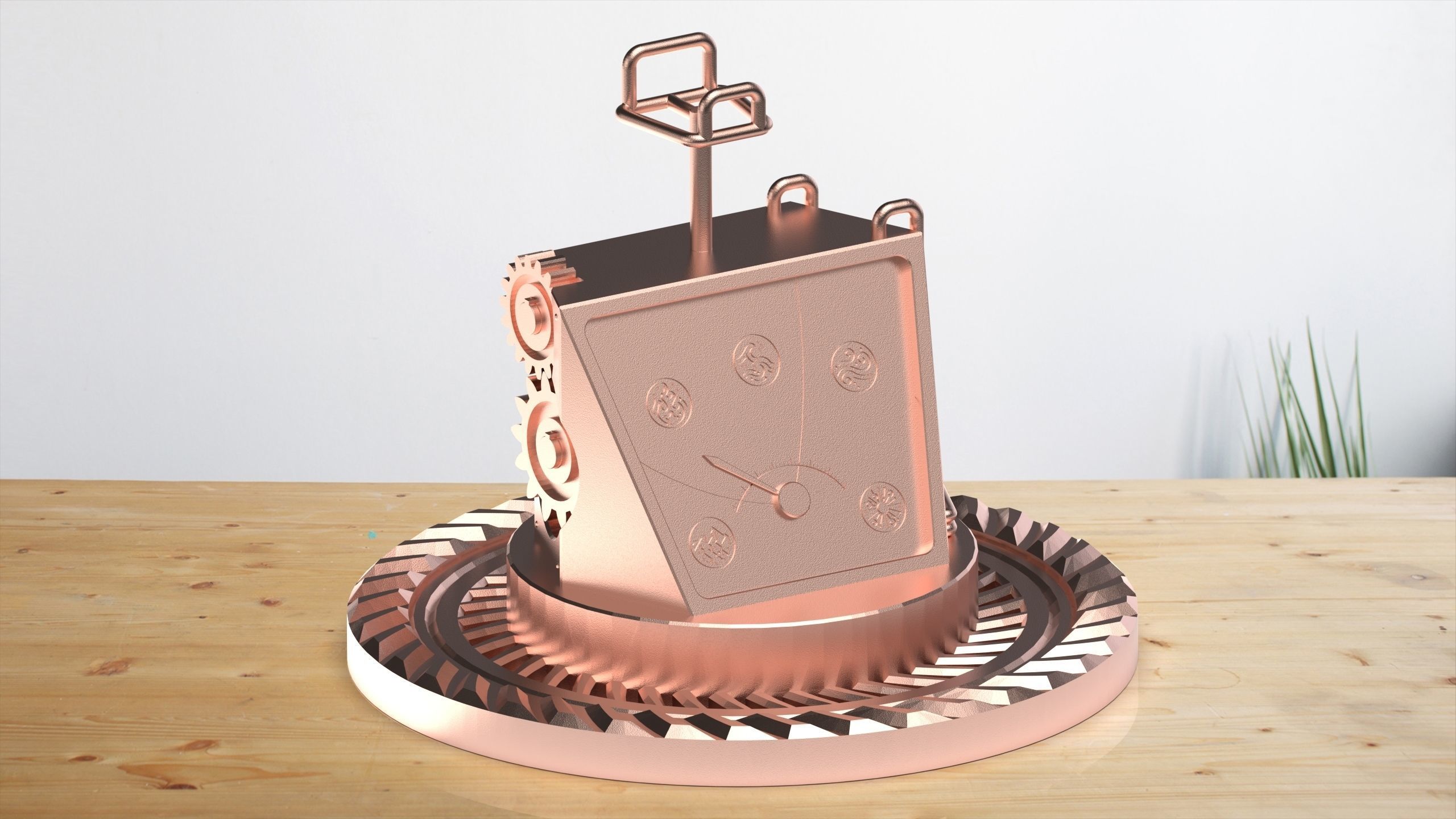 Steampunk Stand for Controller 3D model 3D printable | CGTrader