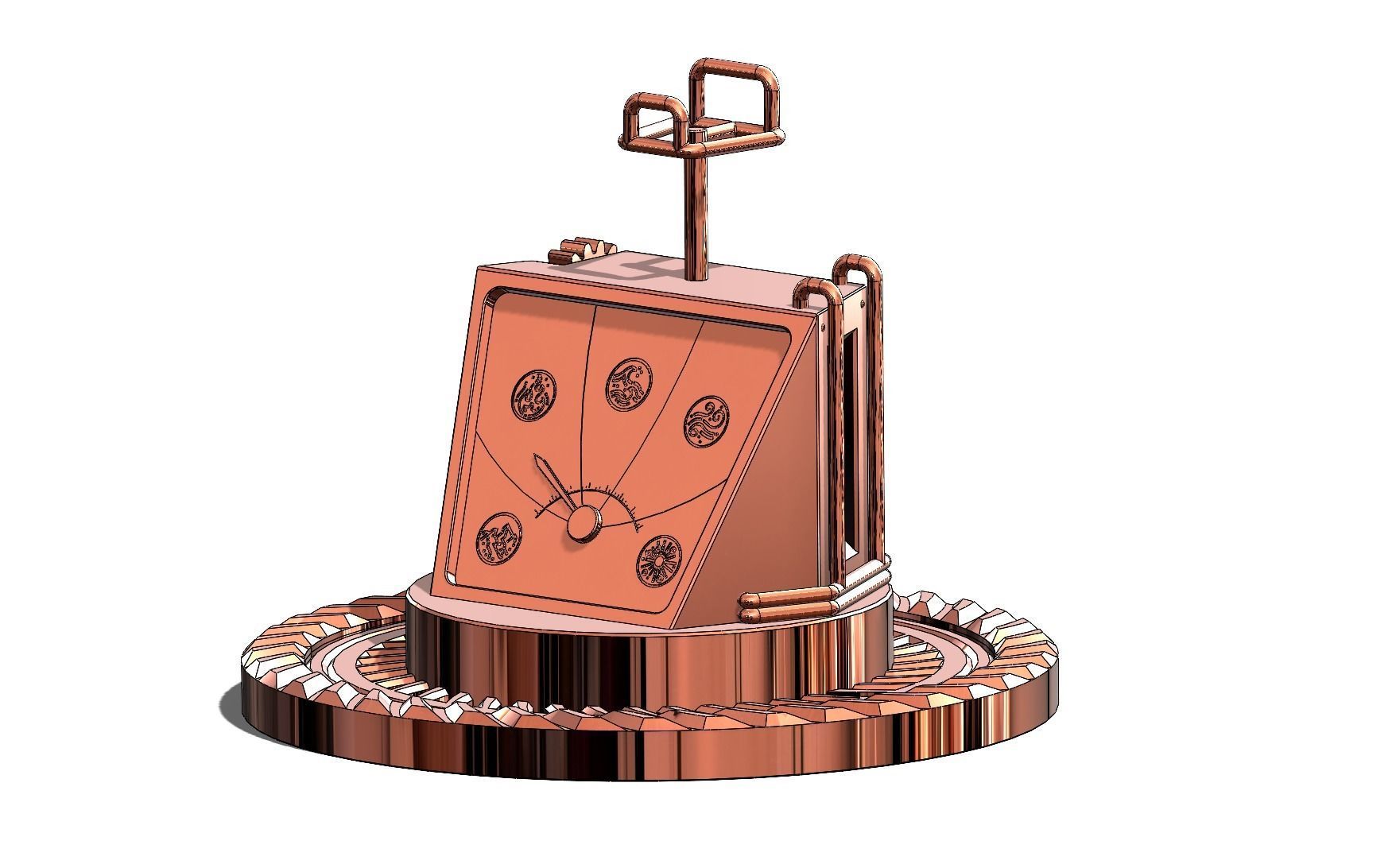 Steampunk Stand for Controller 3D model 3D printable | CGTrader