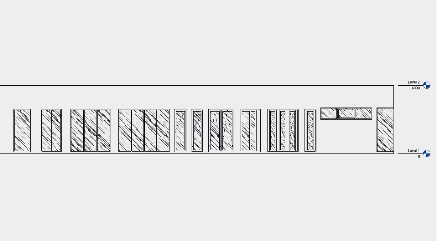 Window Modern Style 01 Parametric Family Revit 3D model | CGTrader
