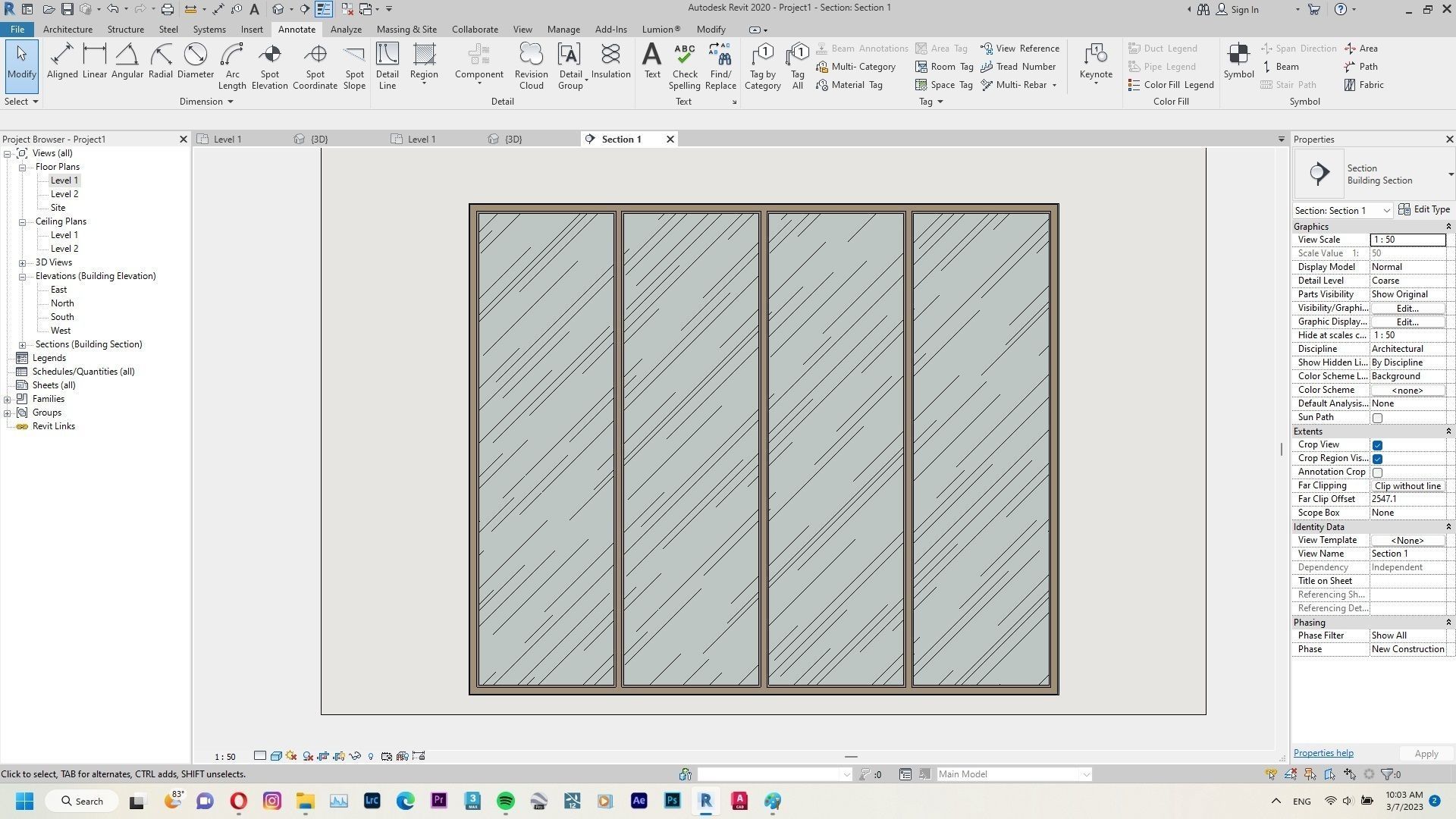 Window Modern Style 01 Parametric Family Revit 3D model | CGTrader