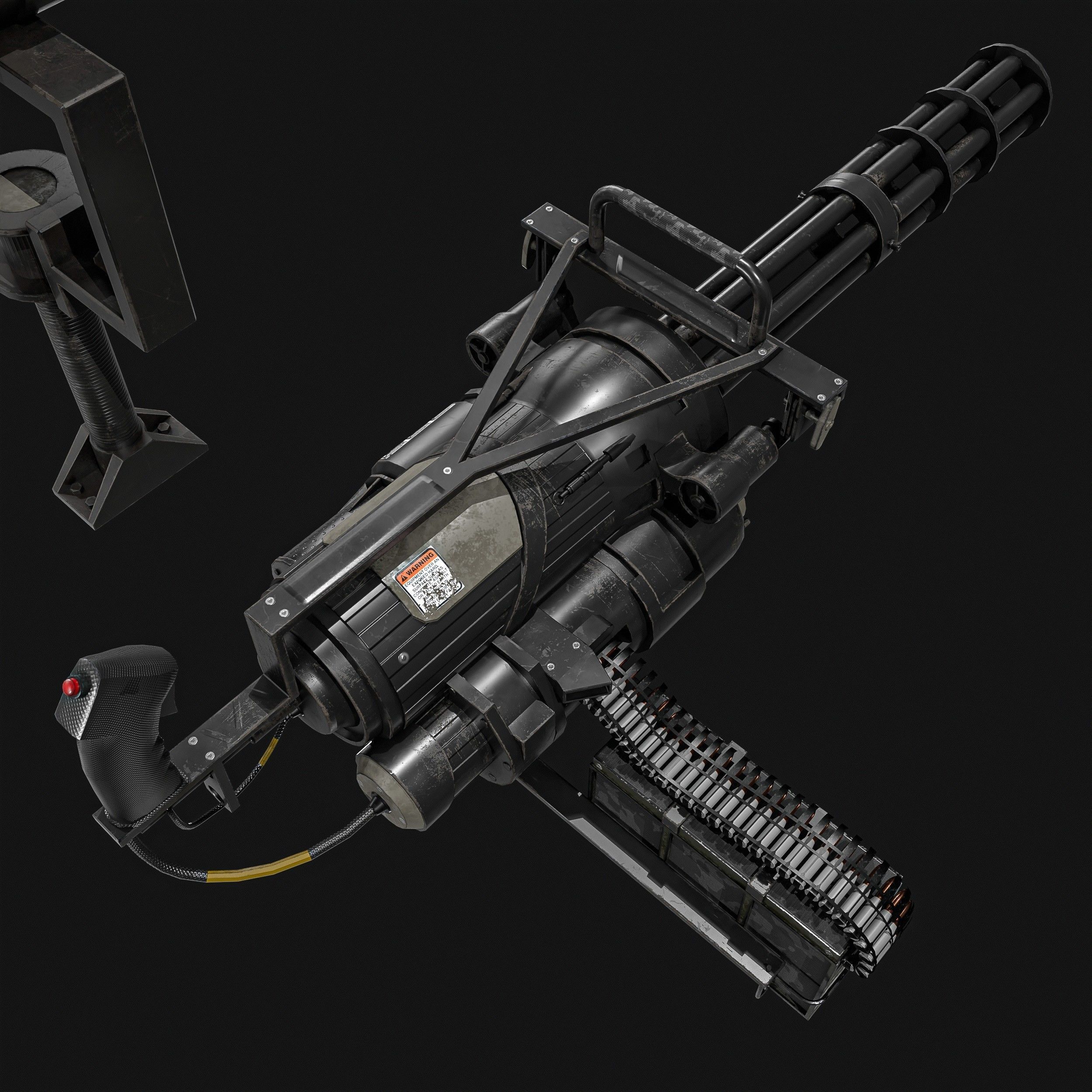 3D model M134 Minigun 2 Types Pack VR / AR / low-poly | CGTrader