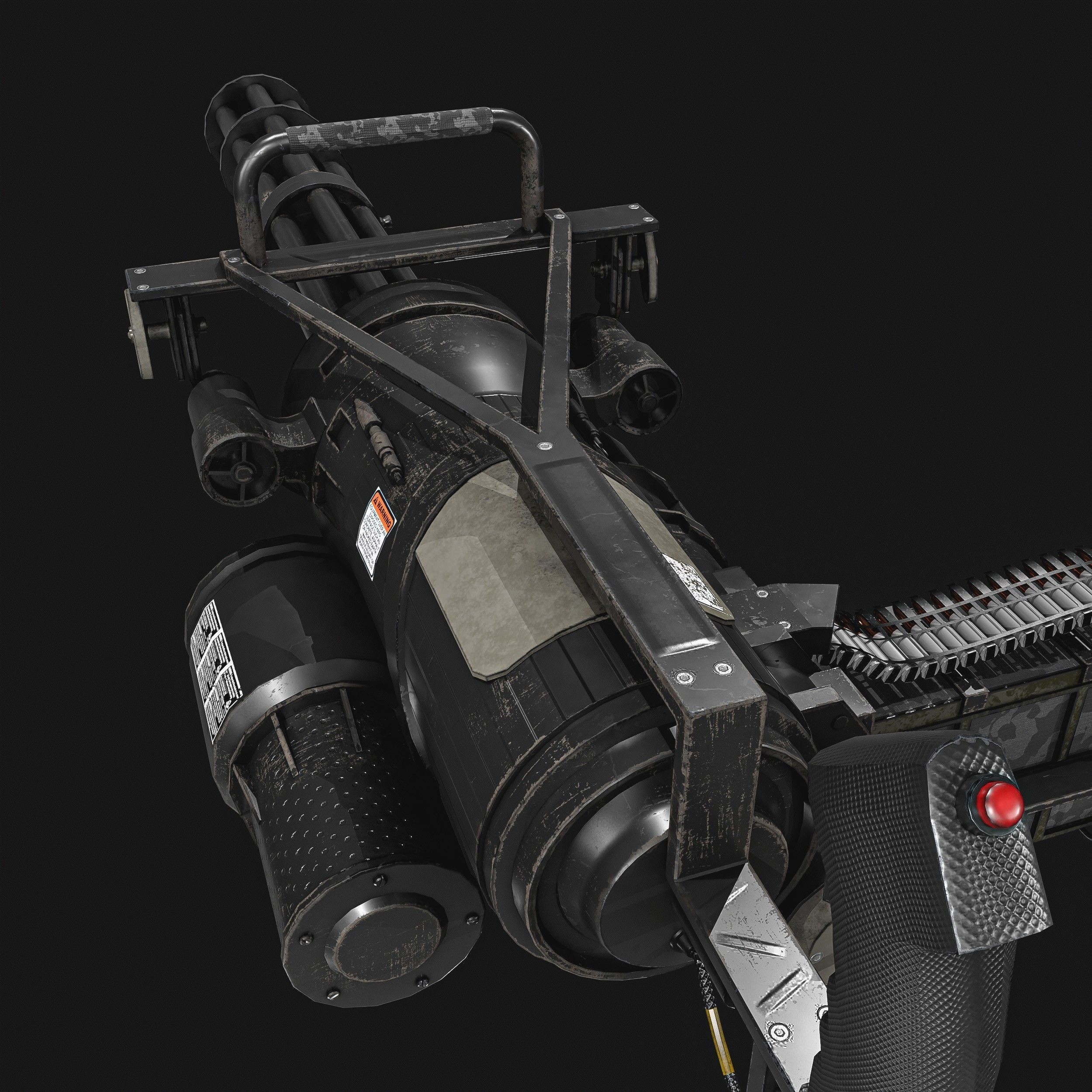 3D model M134 Minigun 2 Types Pack VR / AR / low-poly | CGTrader