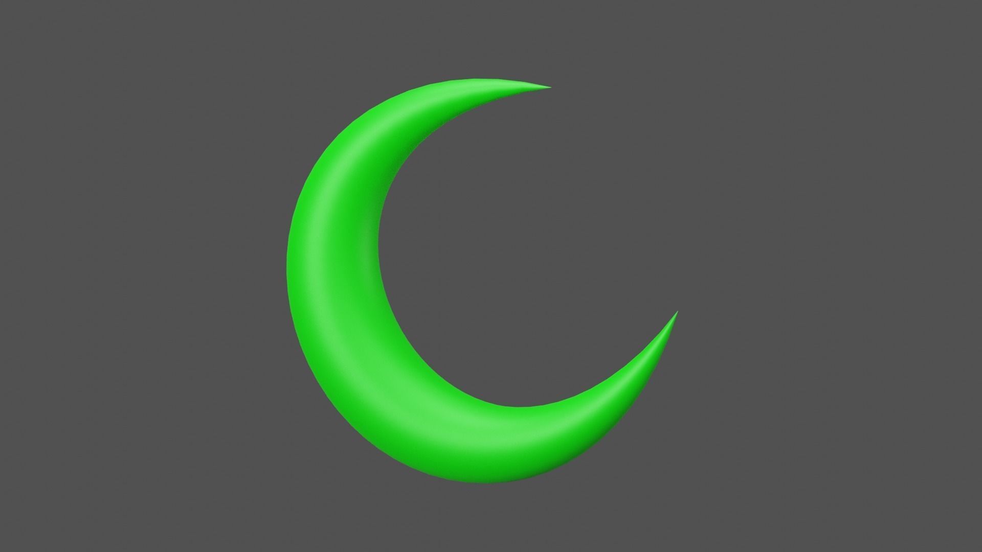 3D model Green Moon VR / AR / low-poly | CGTrader