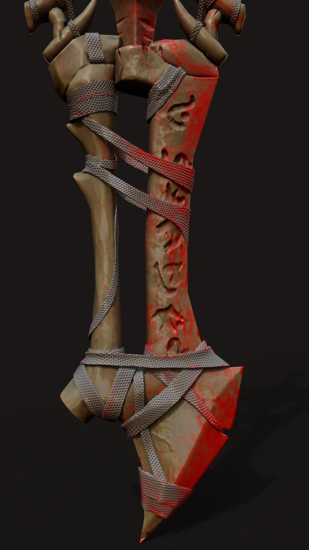 3D model PBR Skull Axe Game Ready 3D model Low-poly 3D model VR / AR / low-poly | CGTrader