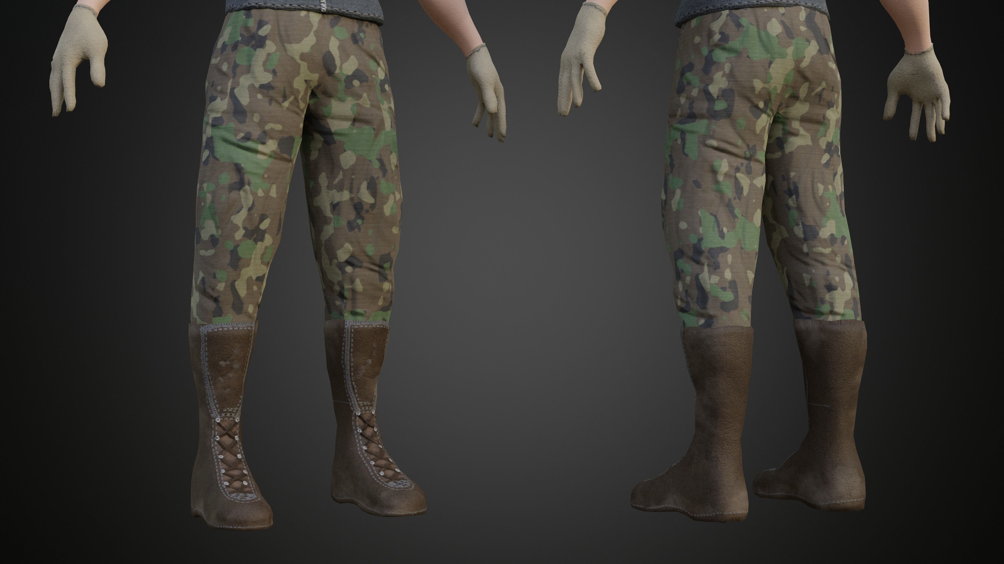 Soldier free model free VR / AR / low-poly 3D model rigged | CGTrader