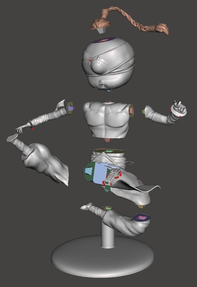 Chibi Lee Sin 3D model 3D printable | CGTrader