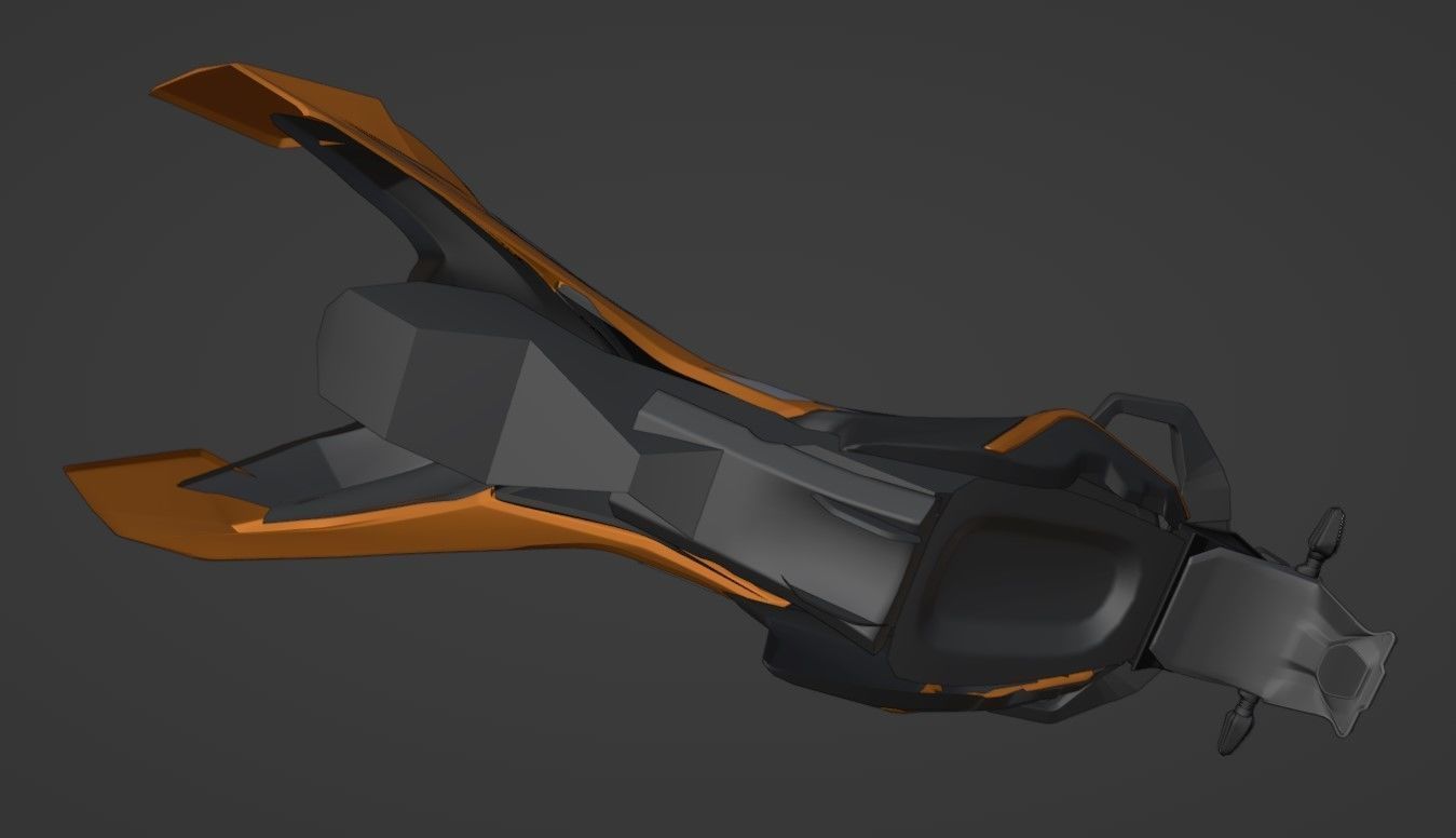 3D model KTM 250 adventure bodypart VR / AR / low-poly | CGTrader