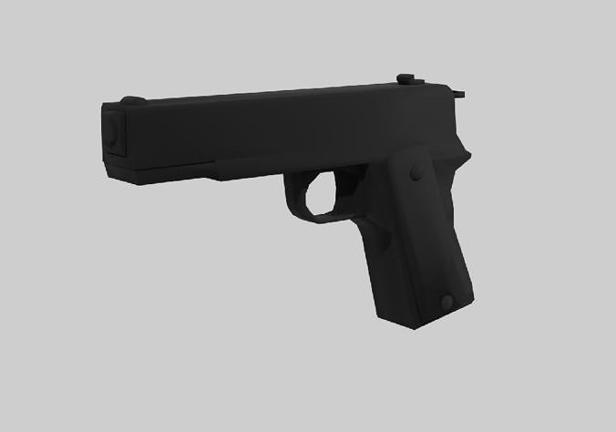 Printable Mini Toy Gun 3D model 3D printable | CGTrader