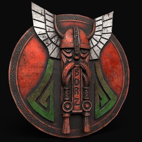 3D model BORZ logo VR / AR / low-poly | CGTrader