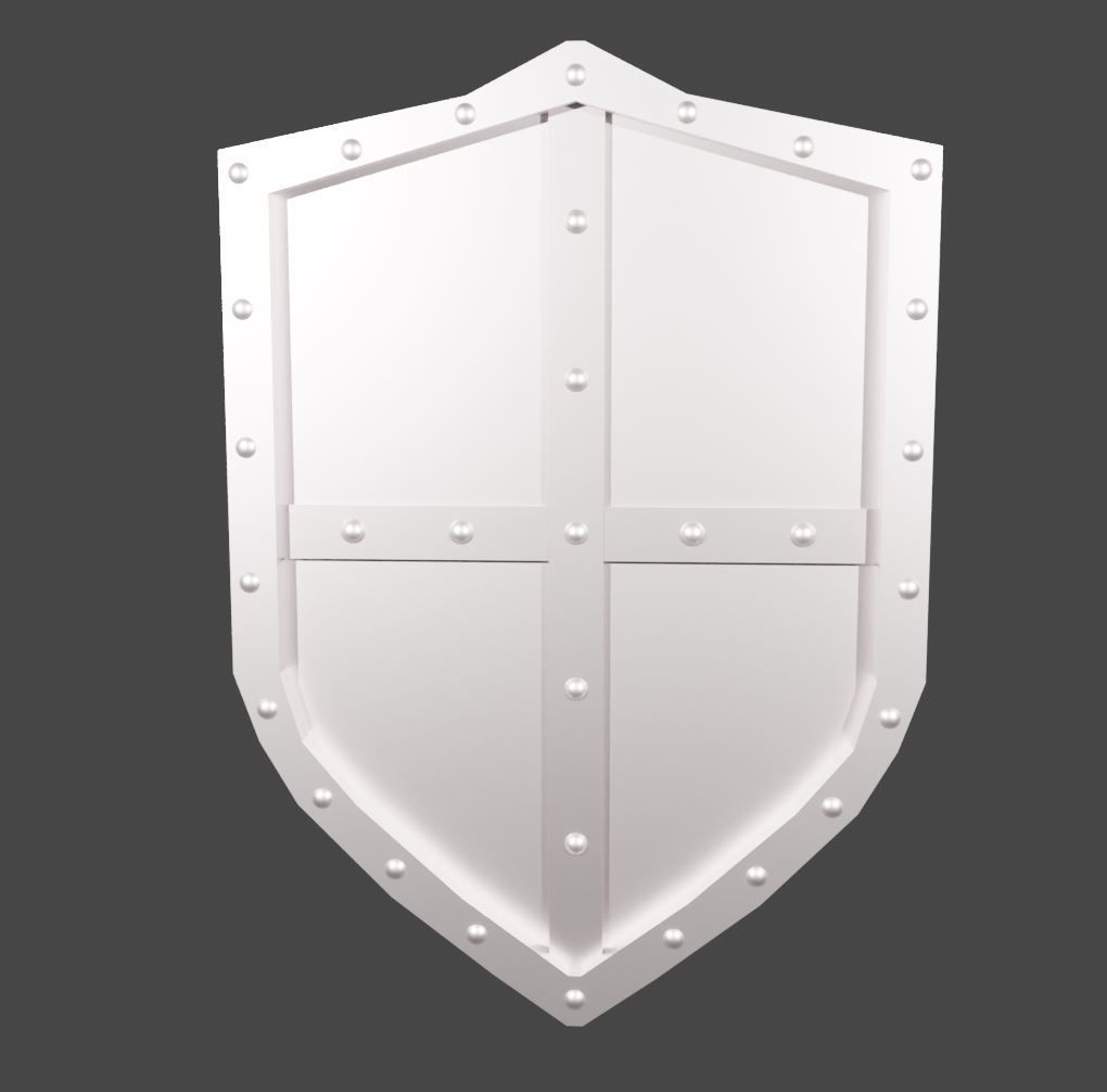 Shield Miniature 3D model 3D printable | CGTrader