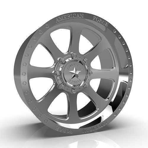 AMERICAN FORCE CKH34 CERBERUS CC WHEEL 3D model 3D printable | CGTrader