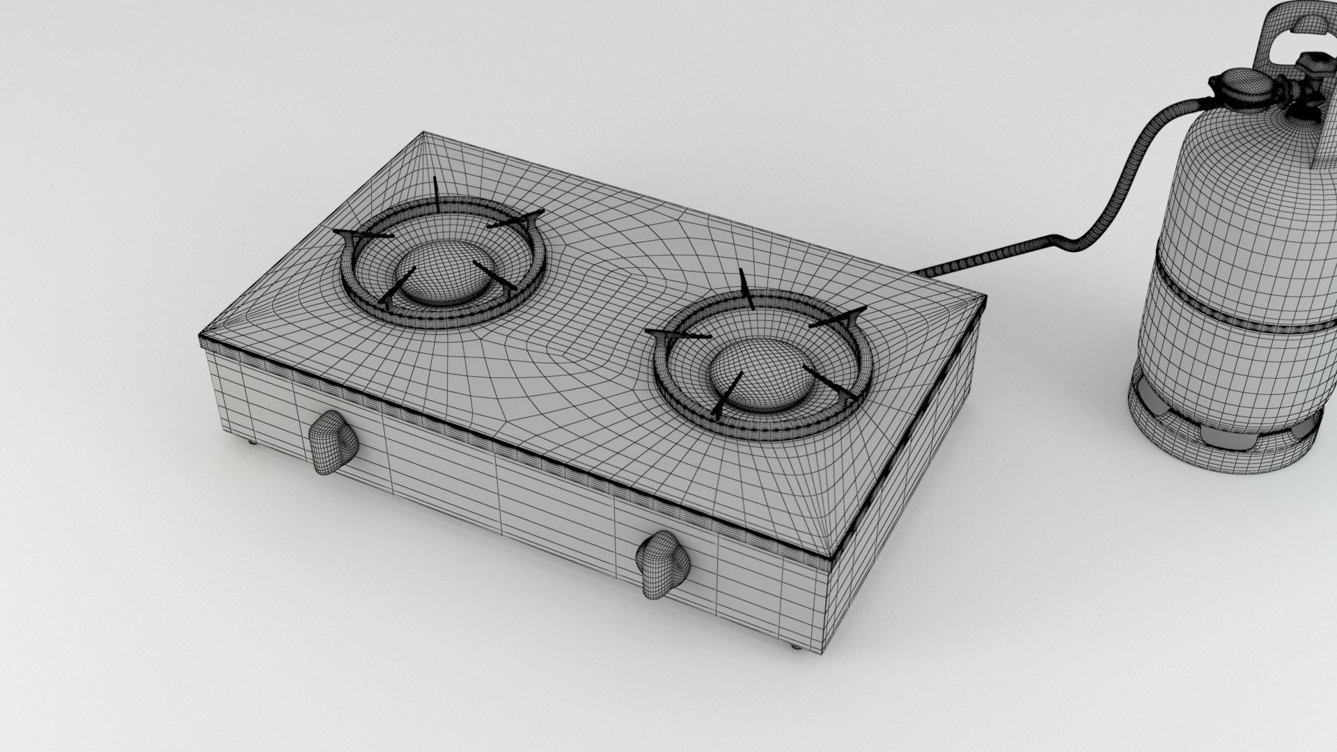 3D model Portable Gas Cooker VR / AR / low-poly | CGTrader