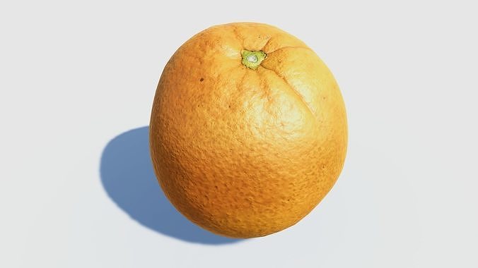 3D model Orange photogrammetry scan VR / AR / low-poly | CGTrader