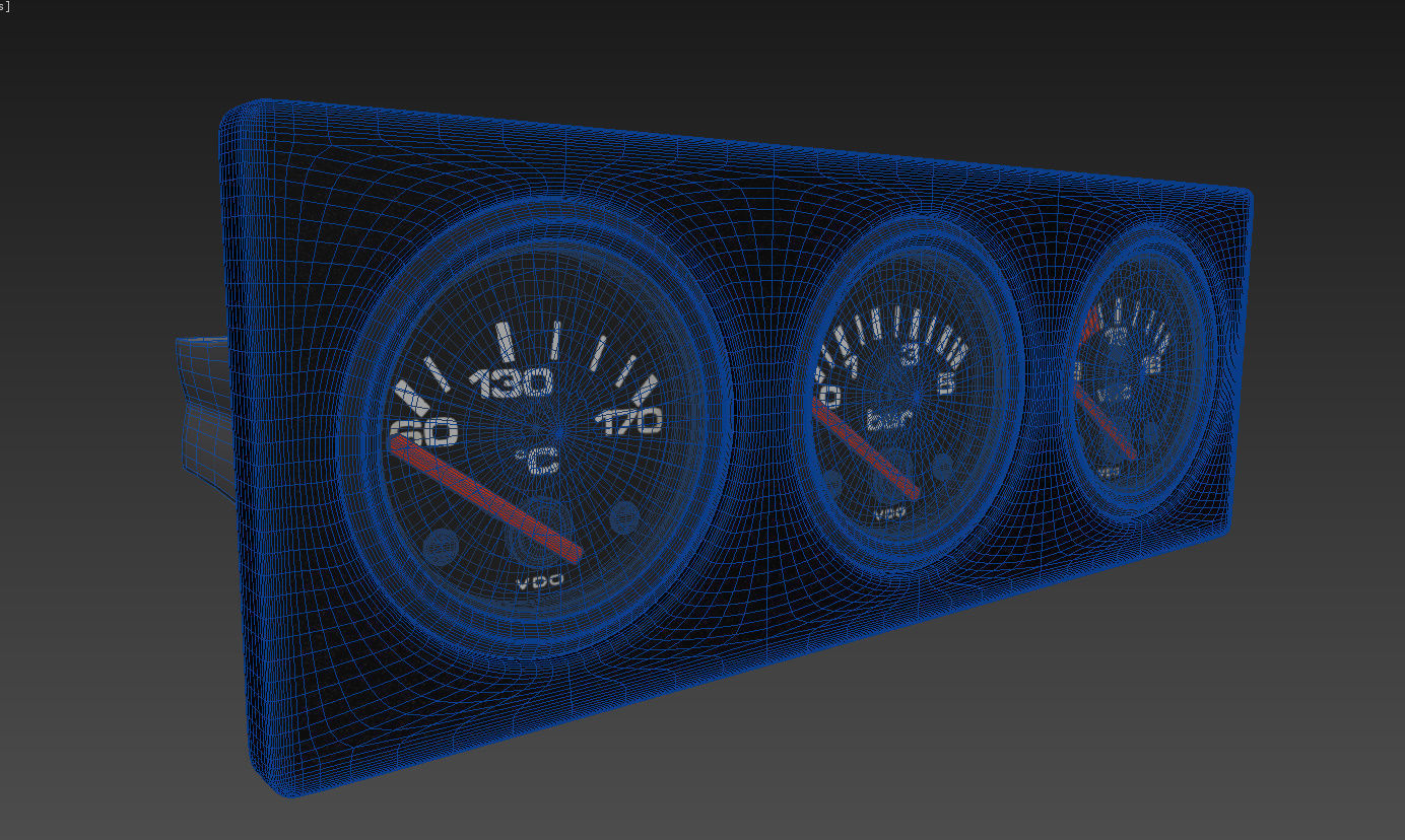 VDO Gauges 3D model | CGTrader