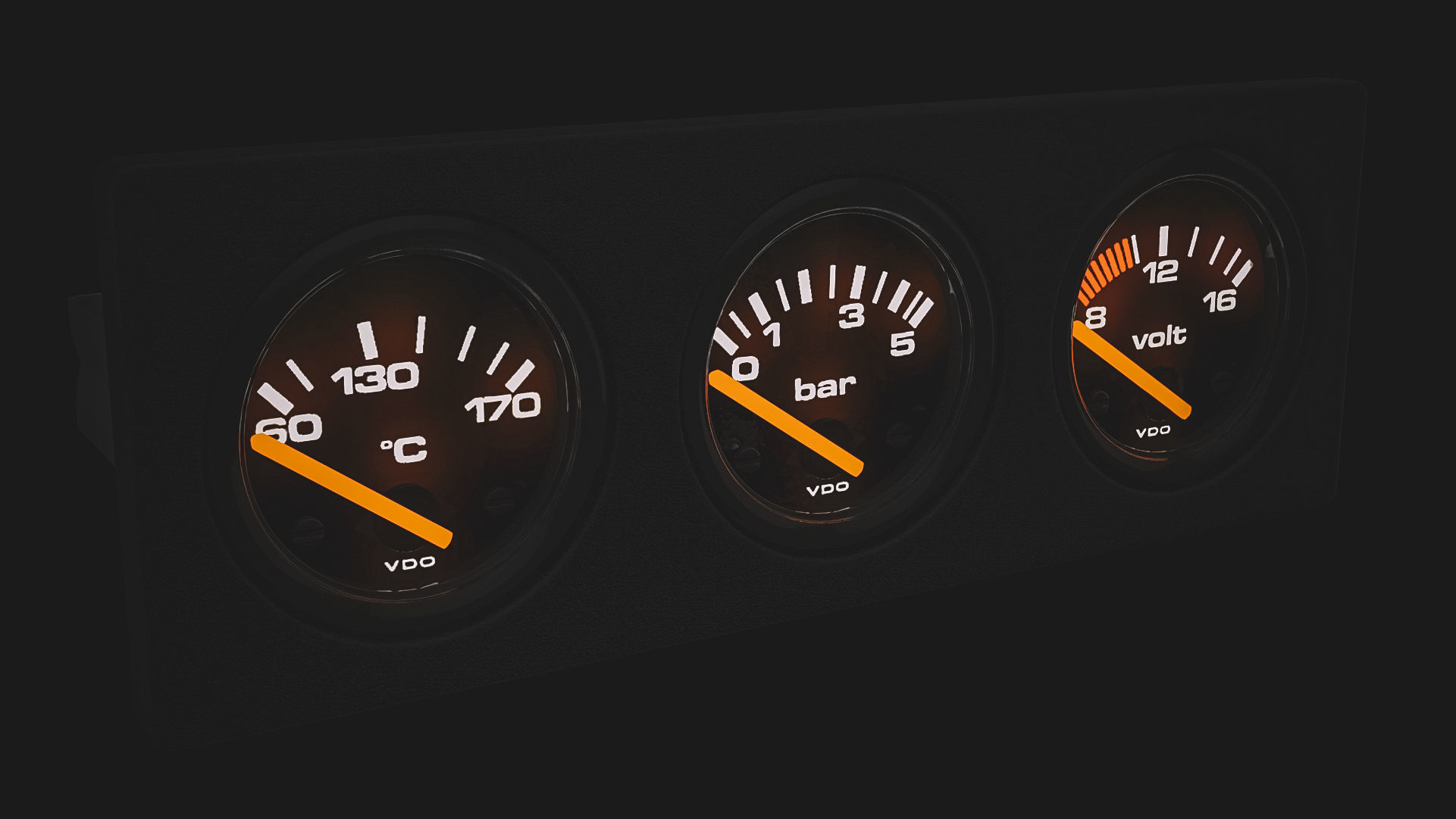 VDO Gauges 3D model | CGTrader
