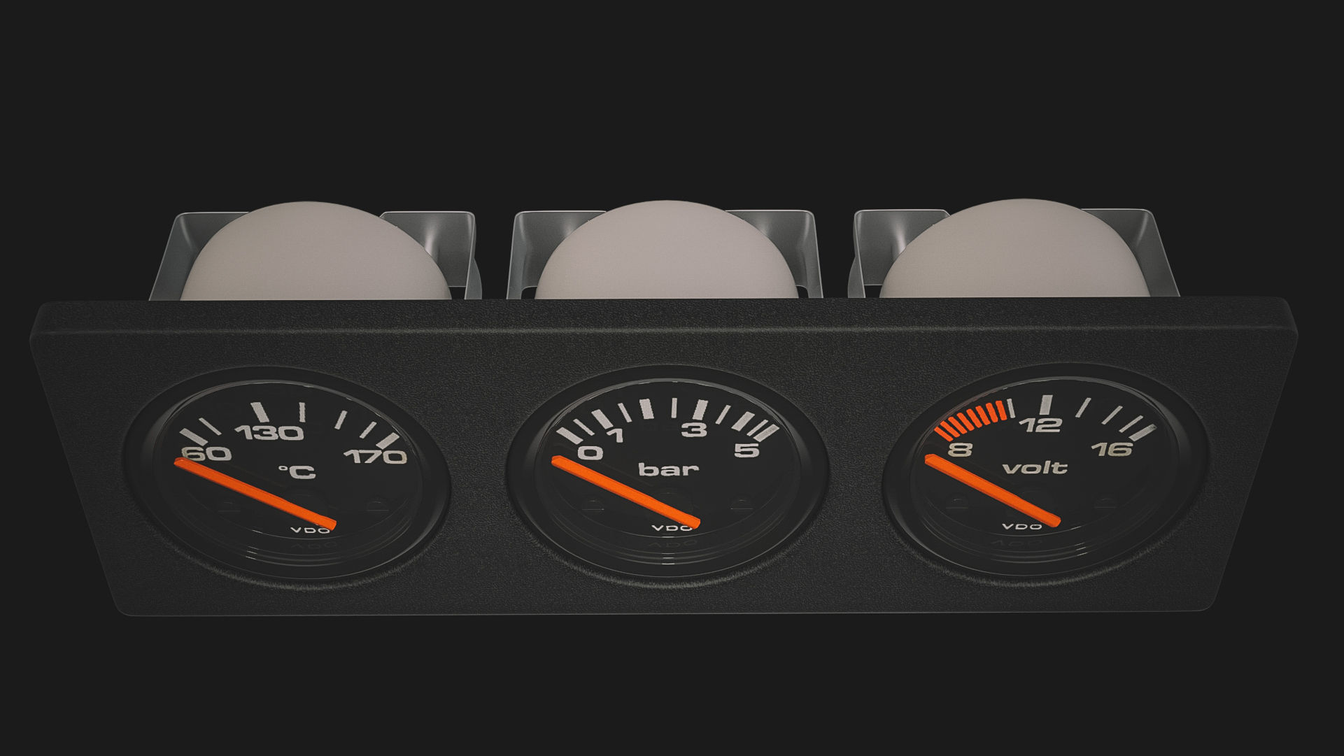 VDO Gauges 3D model | CGTrader