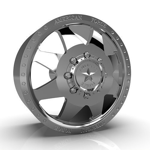 AMERICAN FORCE DB02 MONUMENT DBO WHEEL 3D model 3D printable | CGTrader