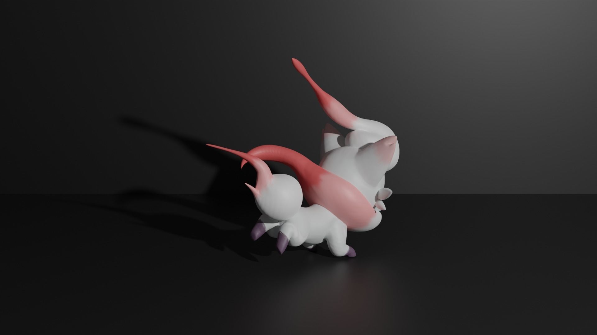 Hisuian Zorua and Zoroark 3D print model 3D model 3D printable | CGTrader