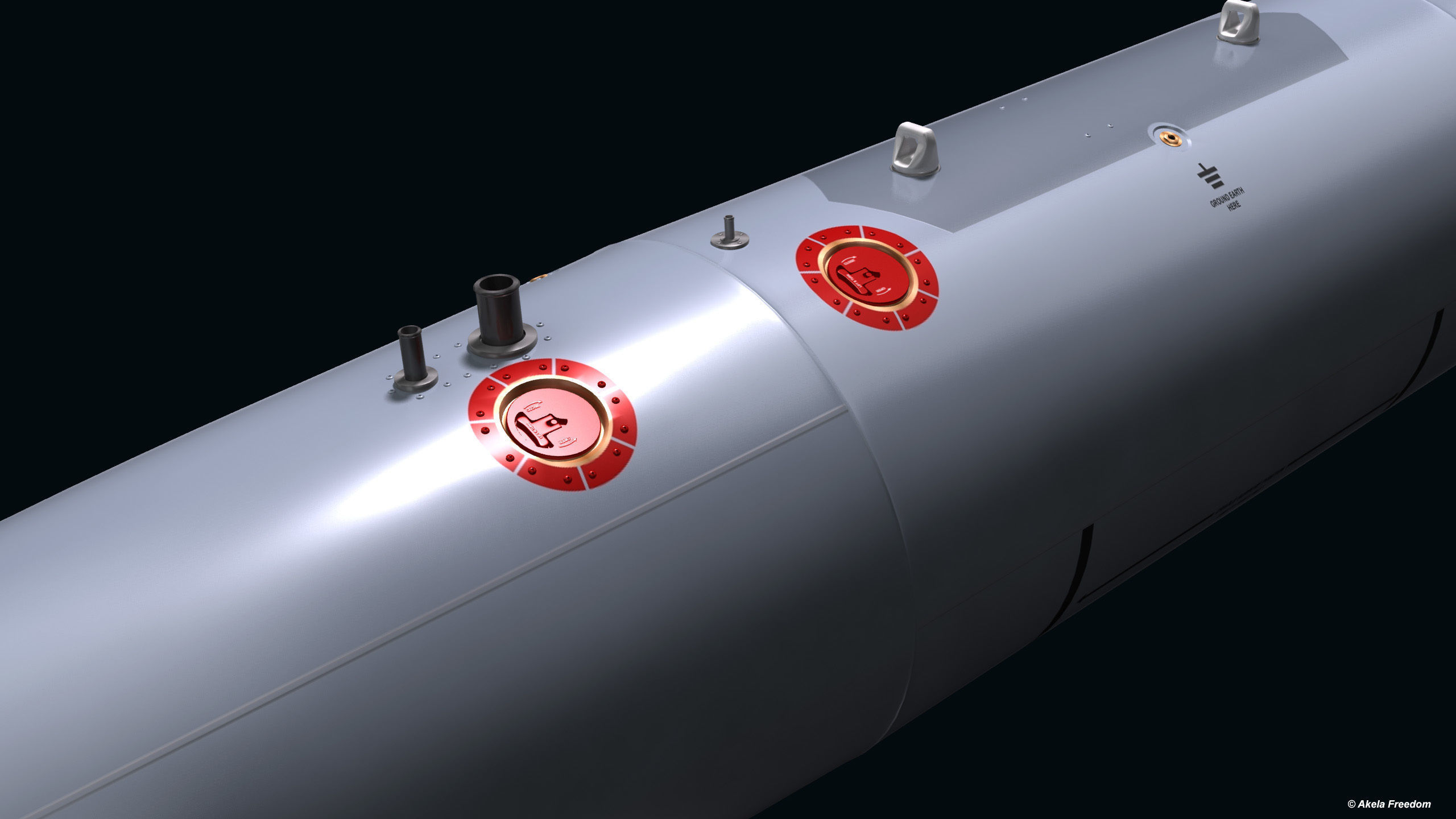 Fuel Tank for F-22 Raptor 3D model | CGTrader