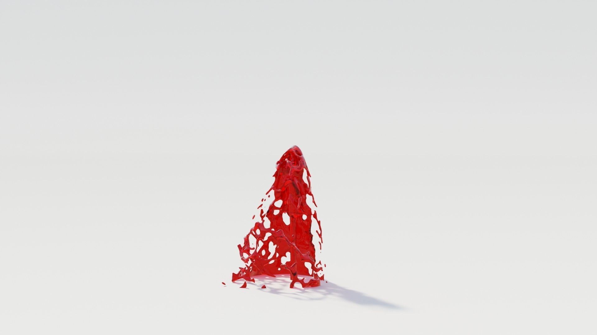 Free Animated Blood Fountain free 3D model animated | CGTrader