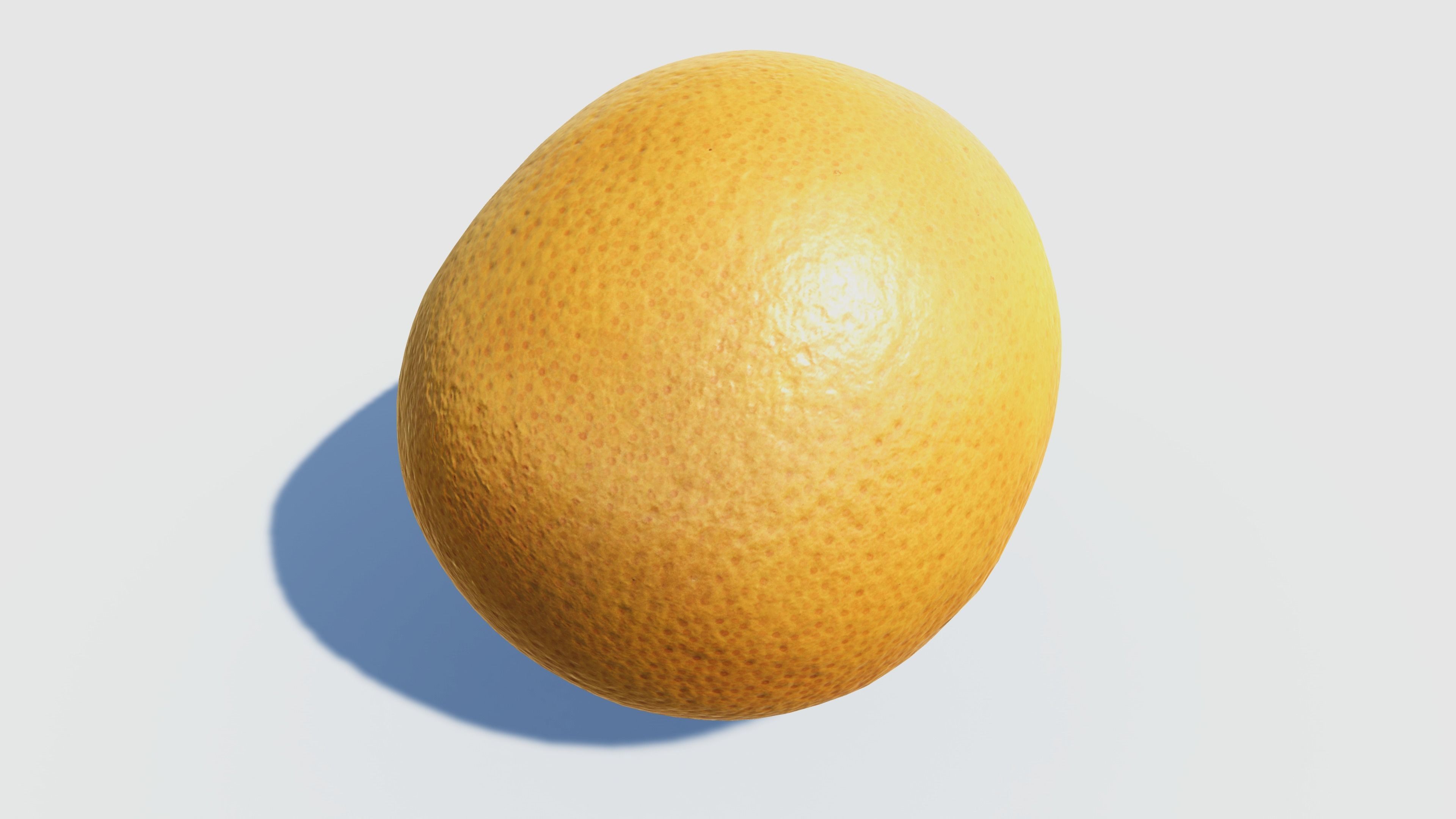 3D model Grapefruit photogrammetry scan VR / AR / low-poly | CGTrader