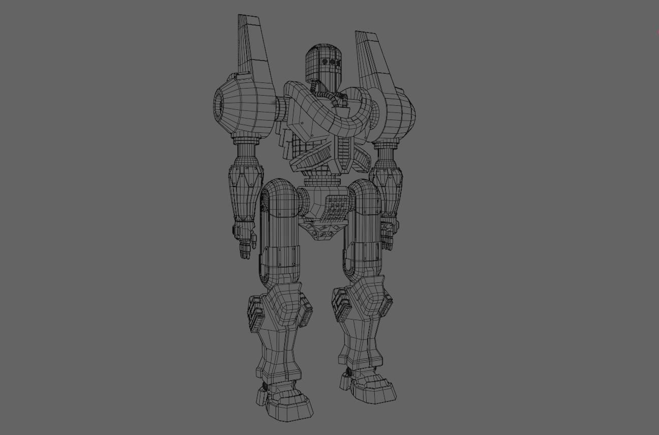 3D model Mecha Giant Robot Anime - Robo Gigante VR / AR / low-poly ...
