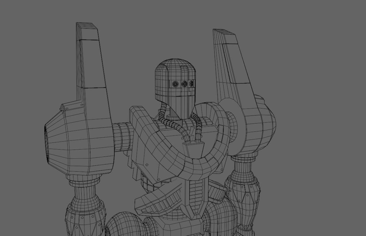 3D model Mecha Giant Robot Anime - Robo Gigante VR / AR / low-poly ...