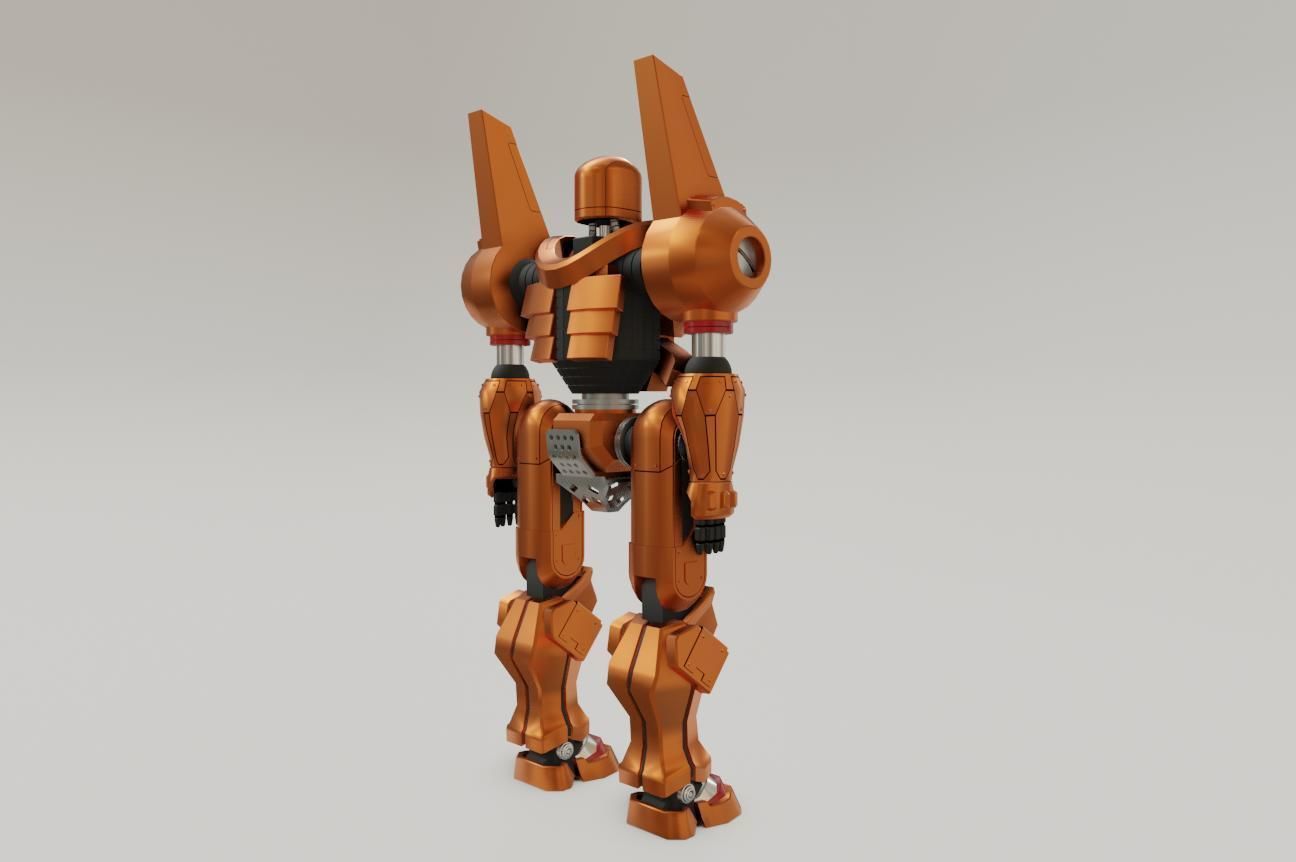 3D model Mecha Giant Robot Anime - Robo Gigante VR / AR / low-poly ...