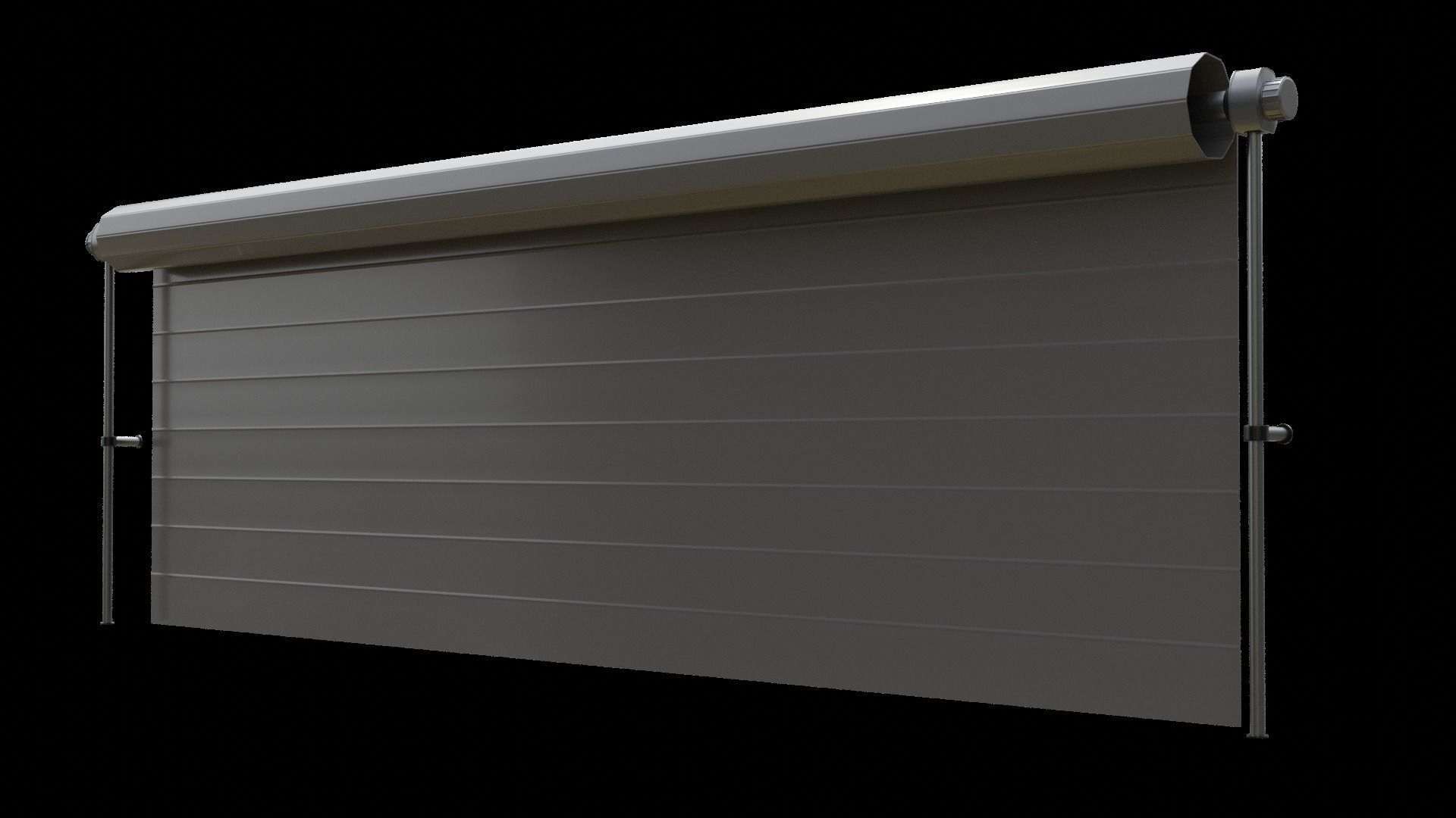 3D model Roll Up Gate with Setbuild Options VR / AR / low-poly | CGTrader