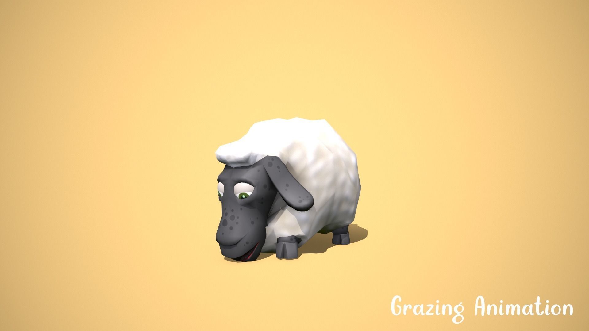 3D model Cartoon Sheep VR / AR / low-poly | CGTrader