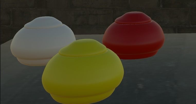 Ceramics in different colors for Unity format 15 pieces 3D model | CGTrader