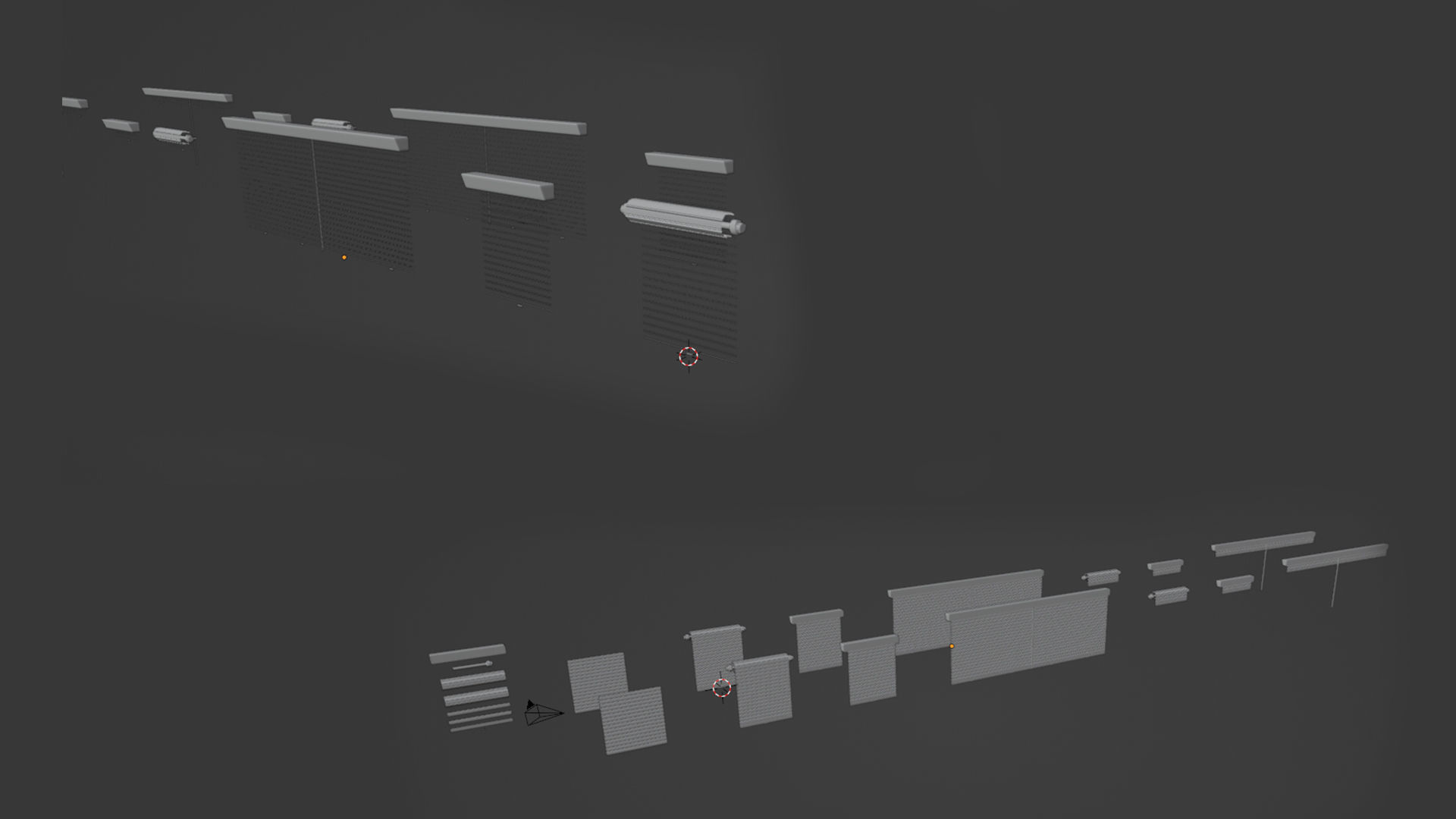 3D Model Collection Roll UP Door Gate Pack VR / AR / low-poly | CGTrader